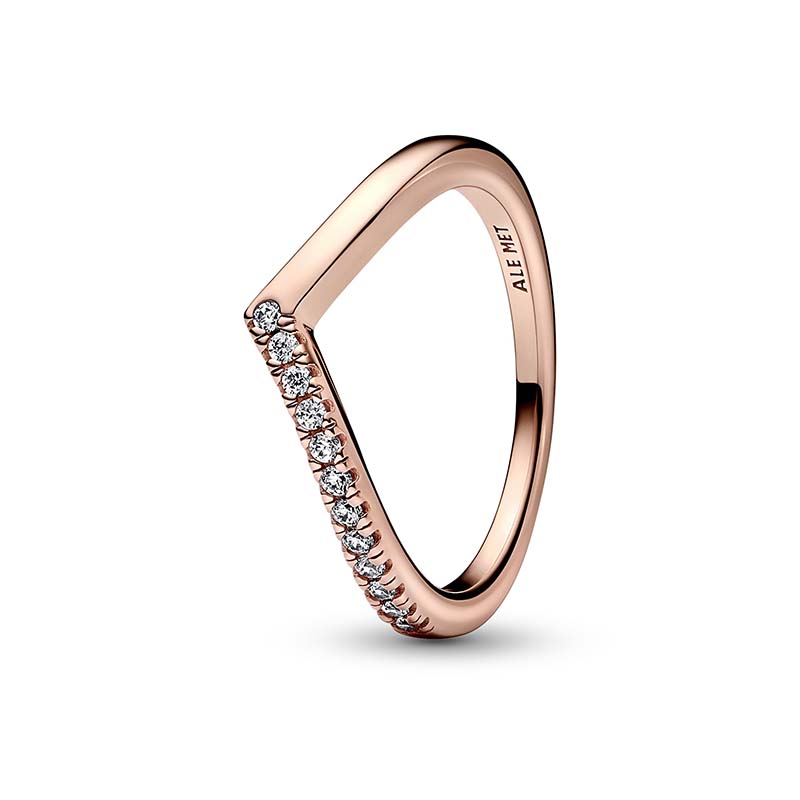 Sparkling Herbarium Cluster Ring Rosé - PANDORA - Nordic Spectra