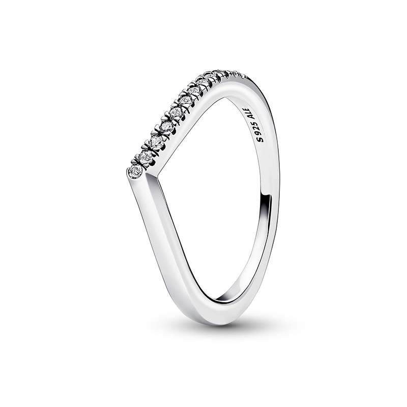 Rectangular Sparkling Halo Ring - PANDORA - Nordicspectra.fi