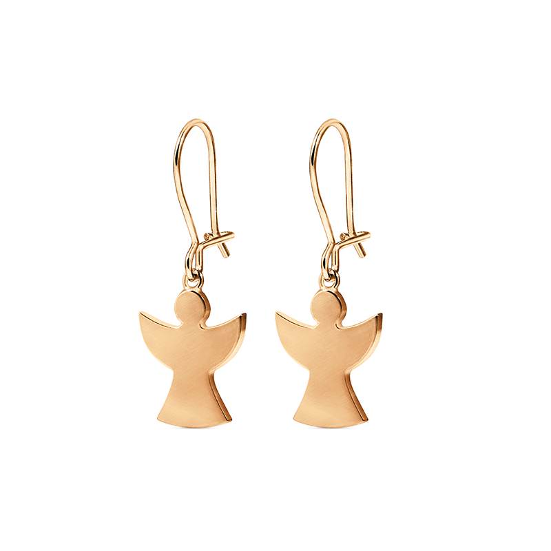 Guardian Angel Earrings Gold - Nordic Spectra - Nordicspectra.fi