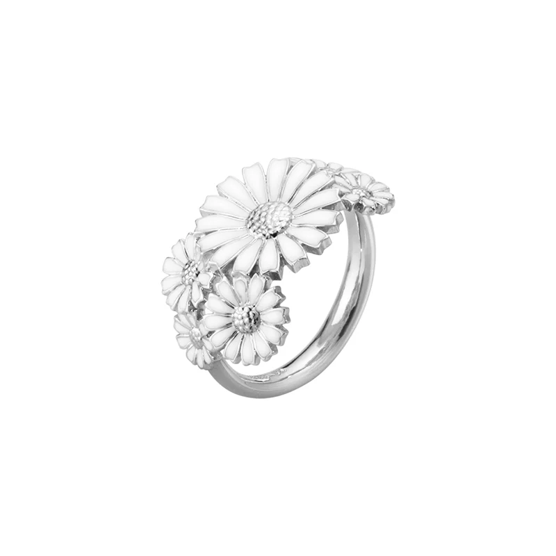 Daisy White Layered Ring - Georg Jensen - designkorut nopeilla ja ...