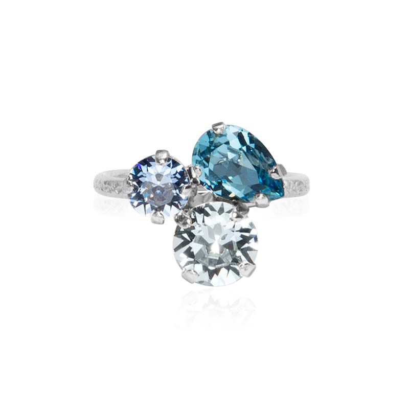 Colette Ring Rhodium Sea Breeze Combo - Caroline Svedbom - Smycken med ...
