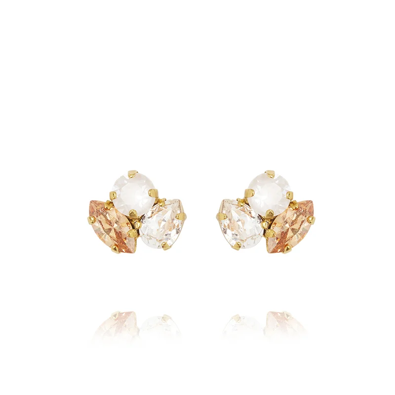 Ana Earrings Gold Golden Combo | Nordic Spectra