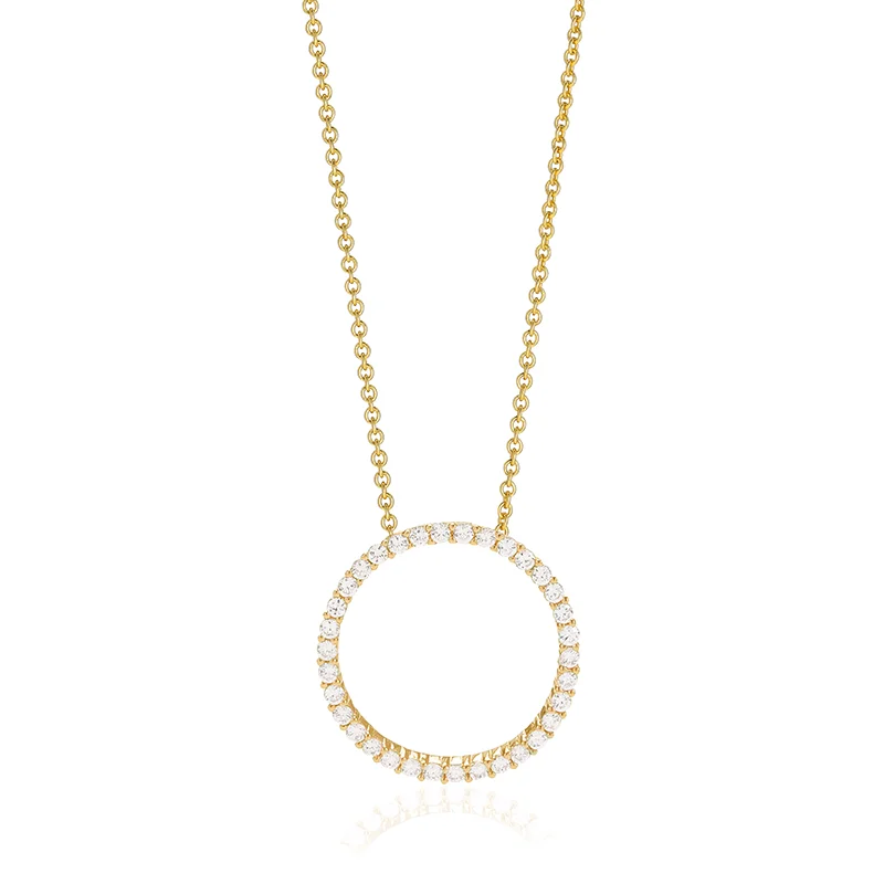 Biella Grande Pendant Gold • Sif Jakobs • Aitoa hopeaa & nopea toimitus